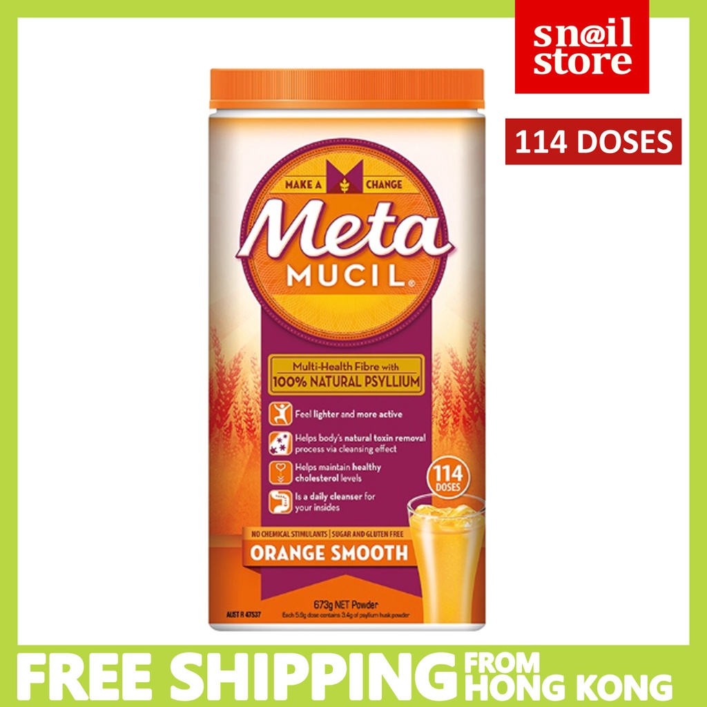 Metamucil - Multi-Health Fibre Orange Smooth 114 Doses (673g) （EXP 2027 ...