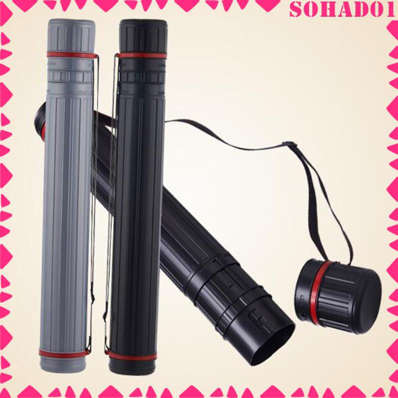 [sohad] Document Poster Storage Tube with Shoulder Strap Adjustable ...