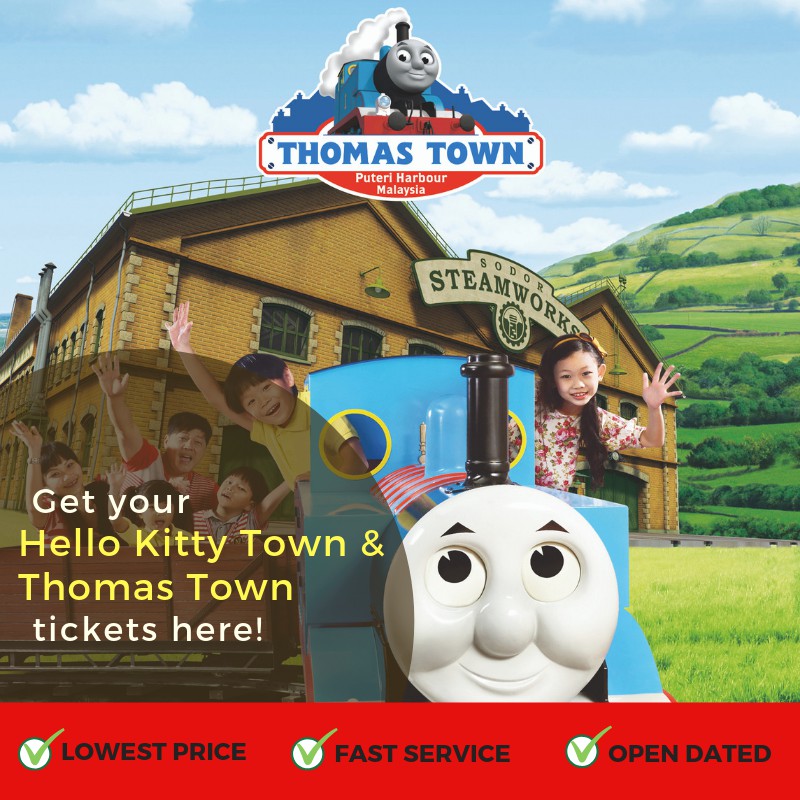 Sanrio Hello Kitty Land (Hello Kitty Town) & Thomas Town (E-TICKET ...