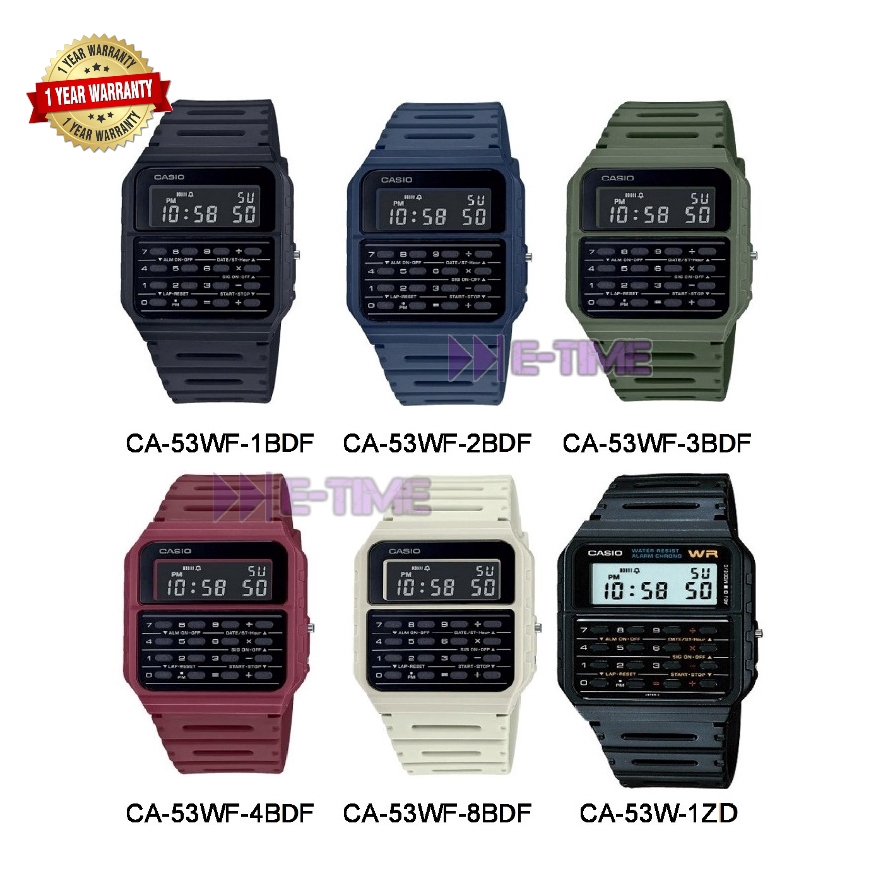 ORIGINAL WATCH CA-53WF-2B DATABANK WATCH CA-53WF-1B CA-53WF-3B CA-53WF-4B CA-53WF-8B CA-53WF CA ...