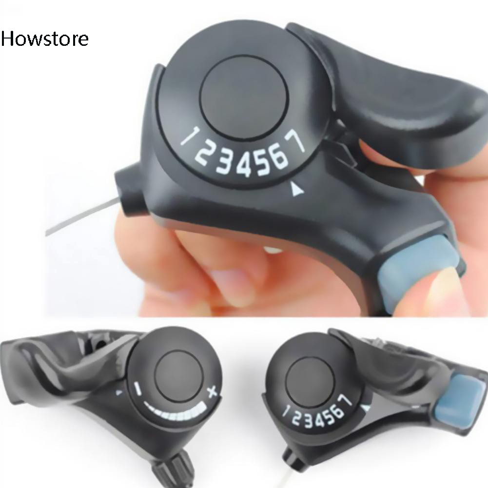 Mountain Bike Bicycle Thumb Gear Shifter 3x7 Speed Shift Lever Set for ...