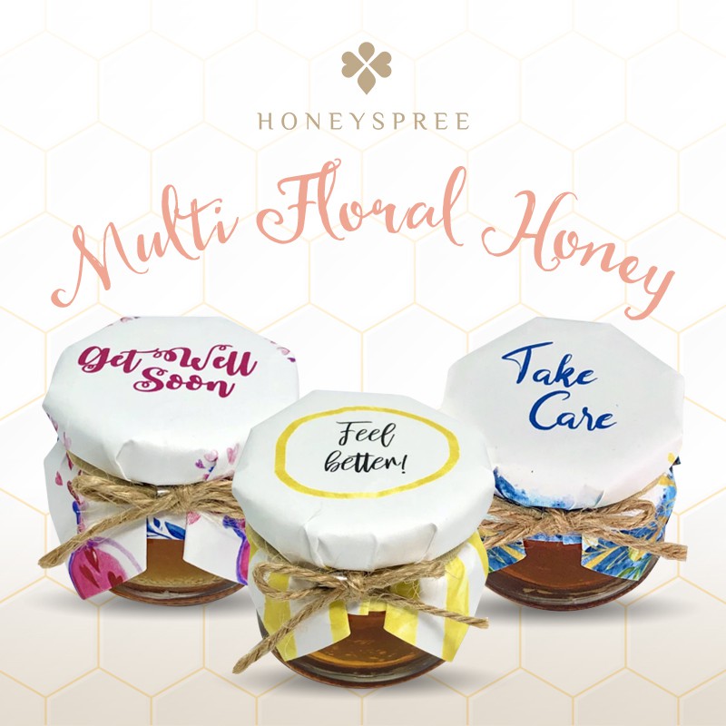 HoneySpree Mini Honey Jar Git | Get Well Soon Mini Honey Jars Gift Idea ...