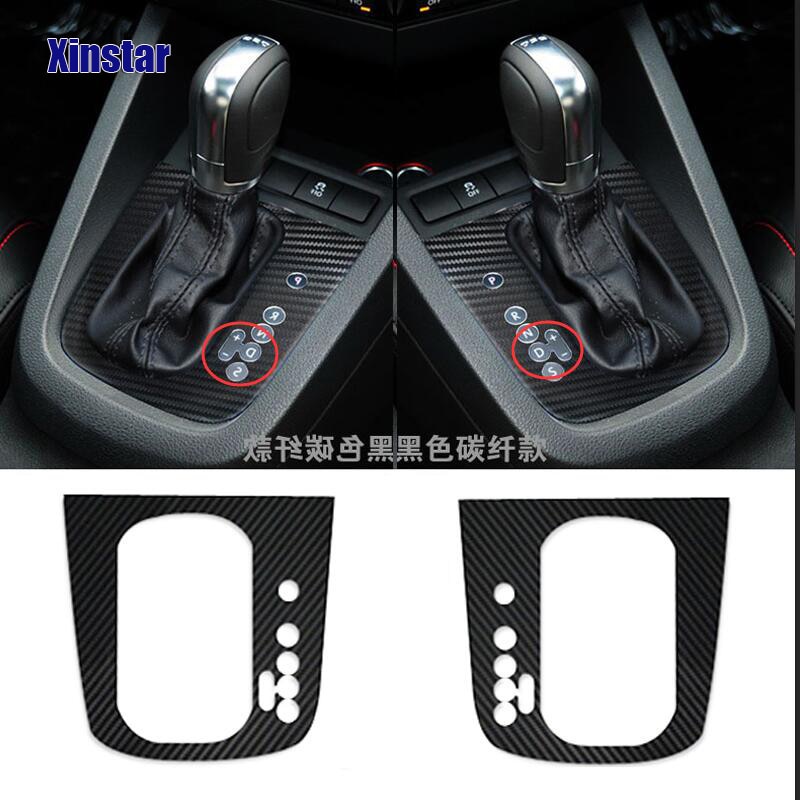 《READY STOCK》1pcs DSG Carbon Fiber Car Gear Shift Sticker For ...