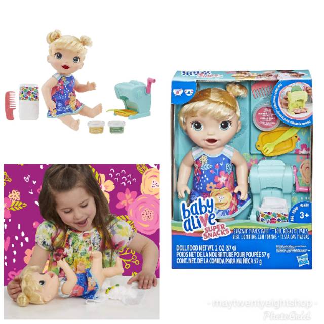Baby Alive Super Snacks Snackin Shapes Original Hasbro / Baby Alive ...