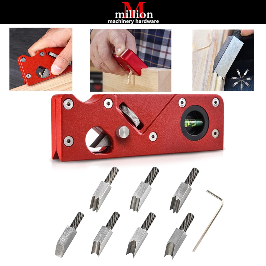 Hand Plane Woodworking Chamfering Trimming Planer 45 Degree Bevel Edge ...