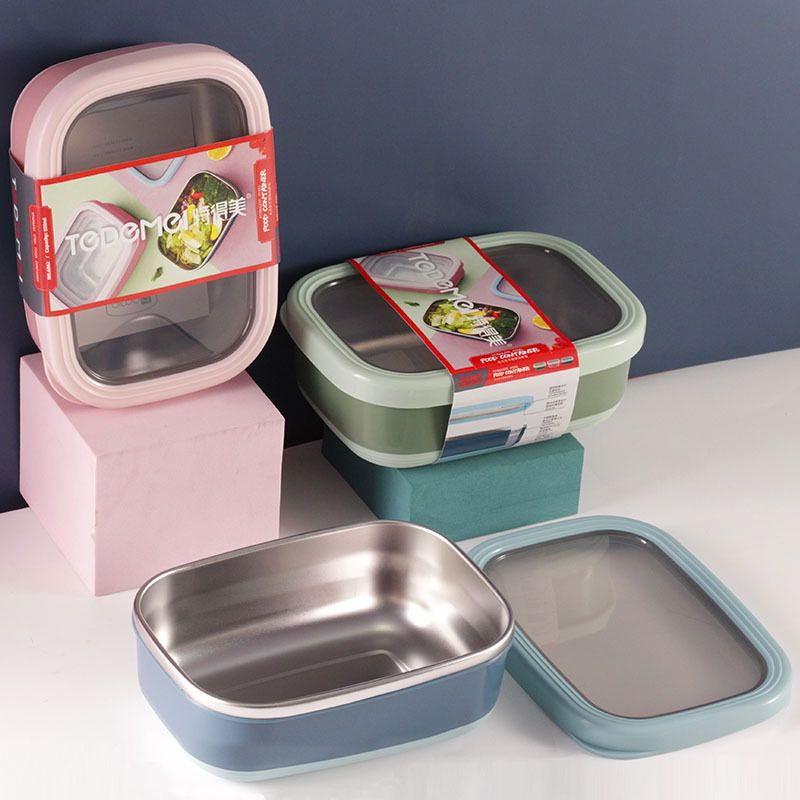YQ 304 Stainless Steel Portable Thermos Lunch Box Bento Leak-Proof ...