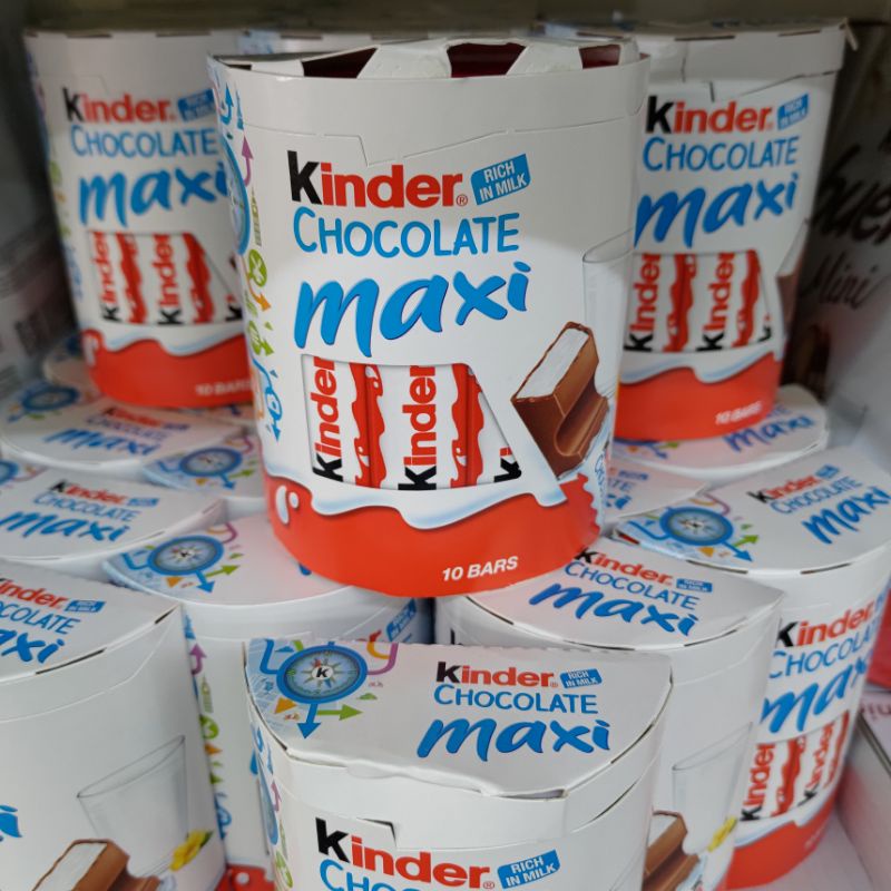 Kinder Maxi Kinder Card Kinder Bueno White x 6 100g Kinder Chocolate ...