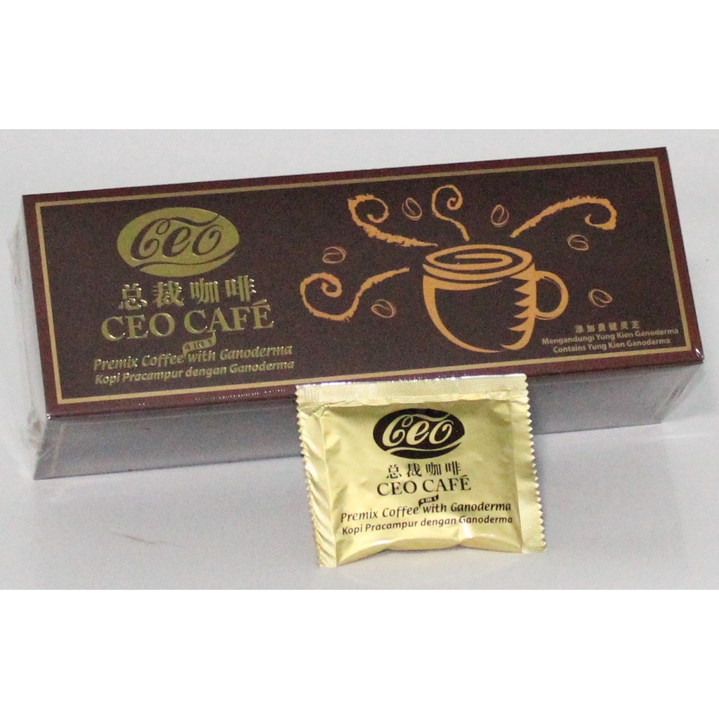 CEO Cafe 4-in-1 Premix Coffee with Ganoderma (Lingzhi) with Sugar ...