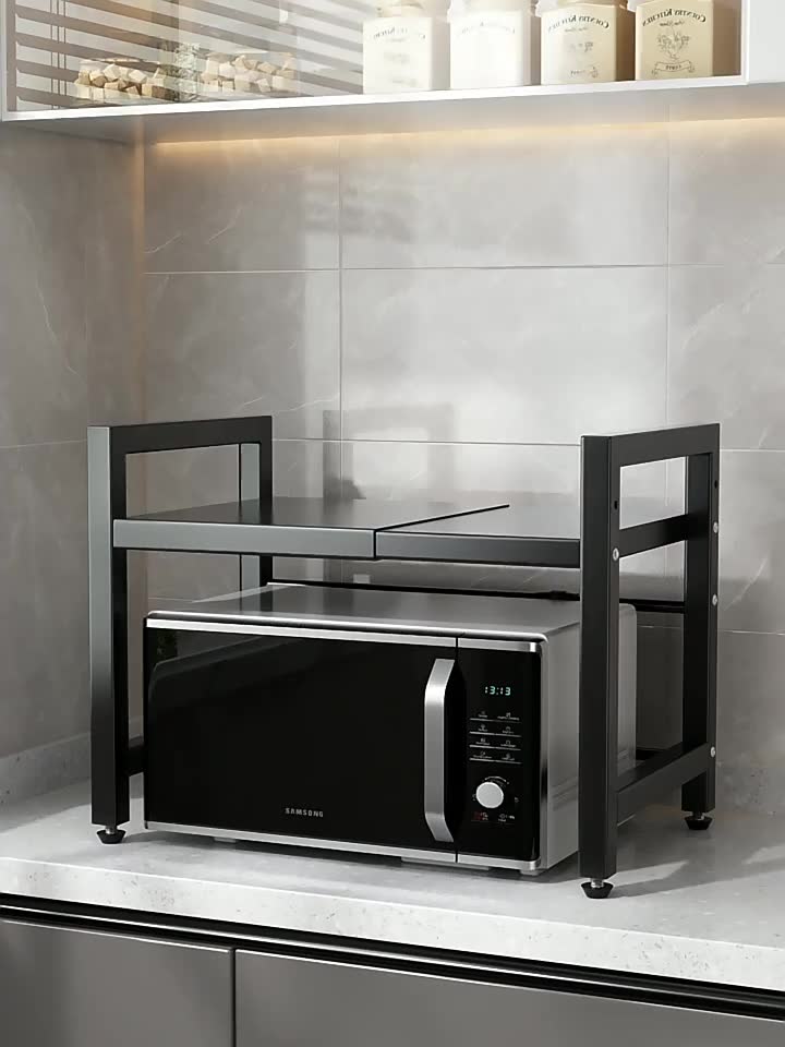 Adjustable Microwave Oven Rack Kitchen Air Fryer Rack Rice Cooker Rack ...