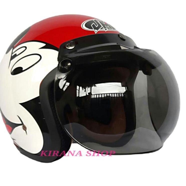 MERAH Adult Bogo Helmets | Full Paint Bogo Helmet Mickey Star Motif ...