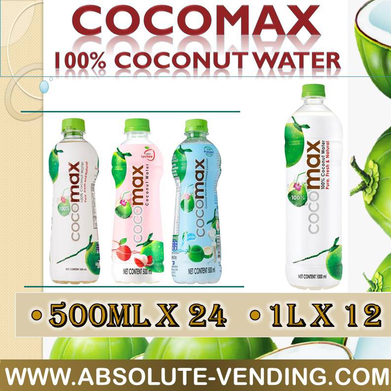 COCOMAX 100% Coconut Water Assorted Flavours | Shopee Singapore