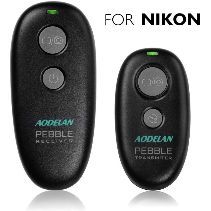 AODELAN Pebble Wireless Shutter Release Remote Control for Nikon ...