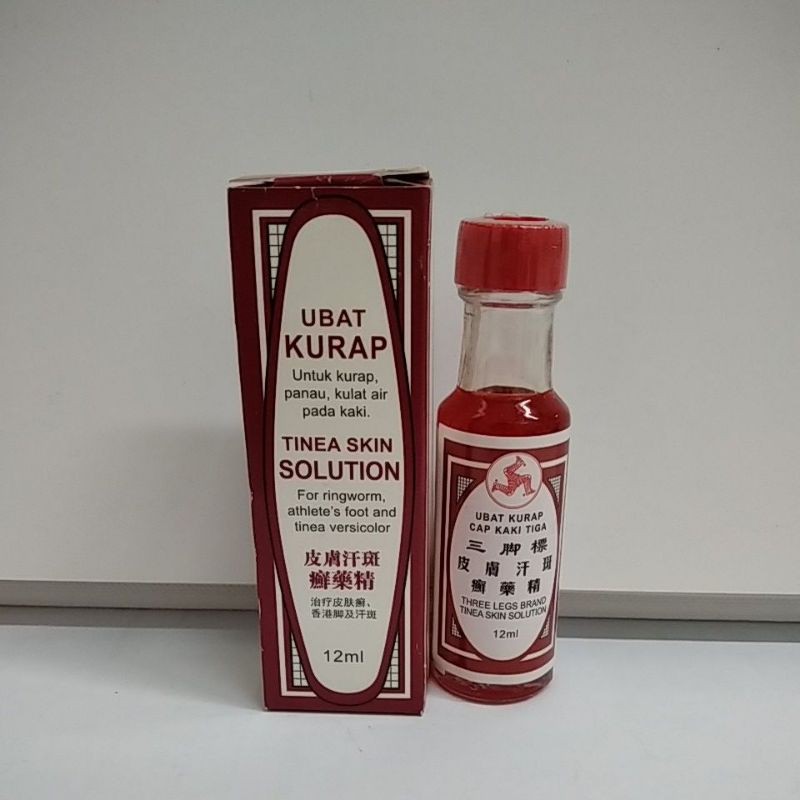 Three Legs Tinea Skin Solution 12mL | Shopee Singapore
