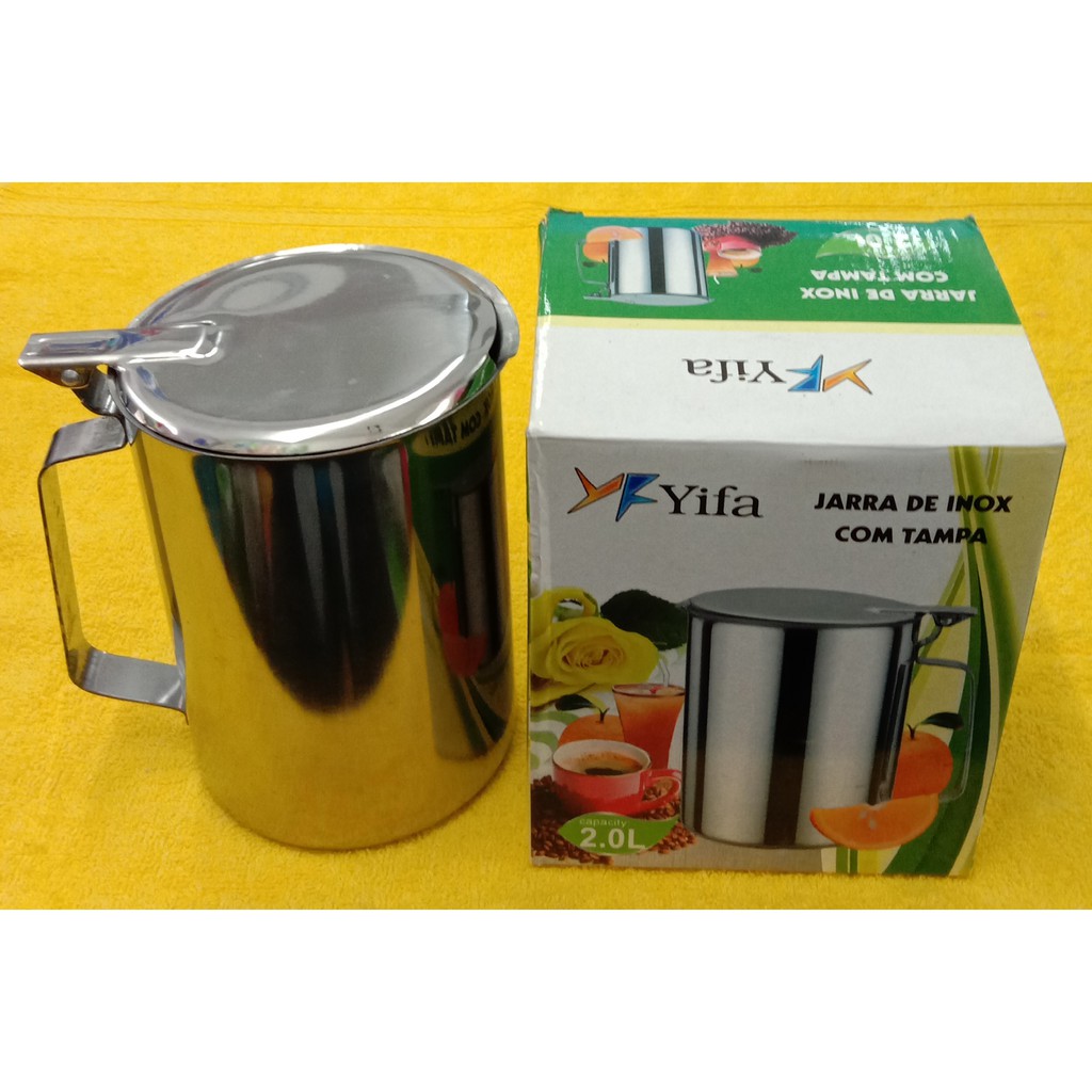 2LTR YIFA STAINLESS STEEL JUG | Shopee Singapore