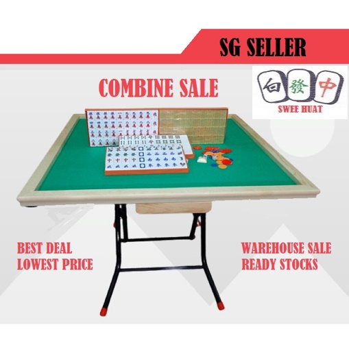 A1 Size 37mm Crystal Gold Mahjong Set & High Quality Wooden Mahjong ...