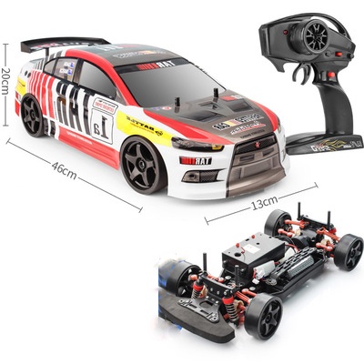 4WD Drive RC DRIFT CAR 1:10 TURBO BUTTON High Speed Racing Car LARGE ...