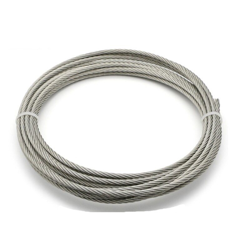 5 Meters 3mm 4/5/6/8mm Diameter Steel PVC Coated Flexible Wire Rope ...