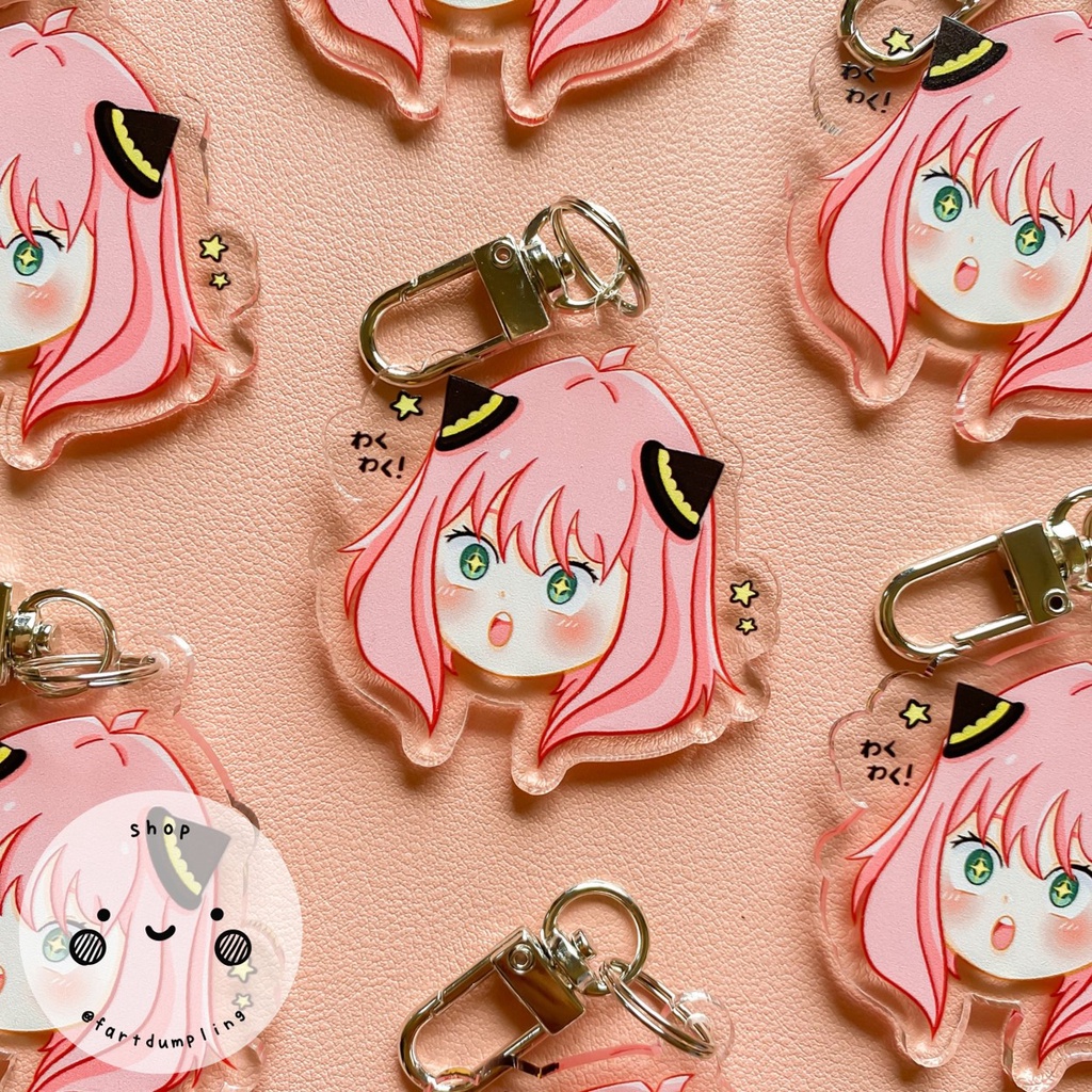 Spy x Family Anya Acrylic Keychain (1 pc.) | Shopee Singapore