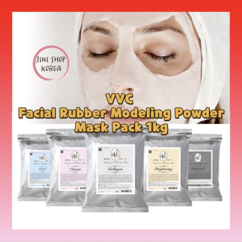 KOREA Aesthetic & Spa Use 5 Types VVC Facial Rubber Modeling Powder ...