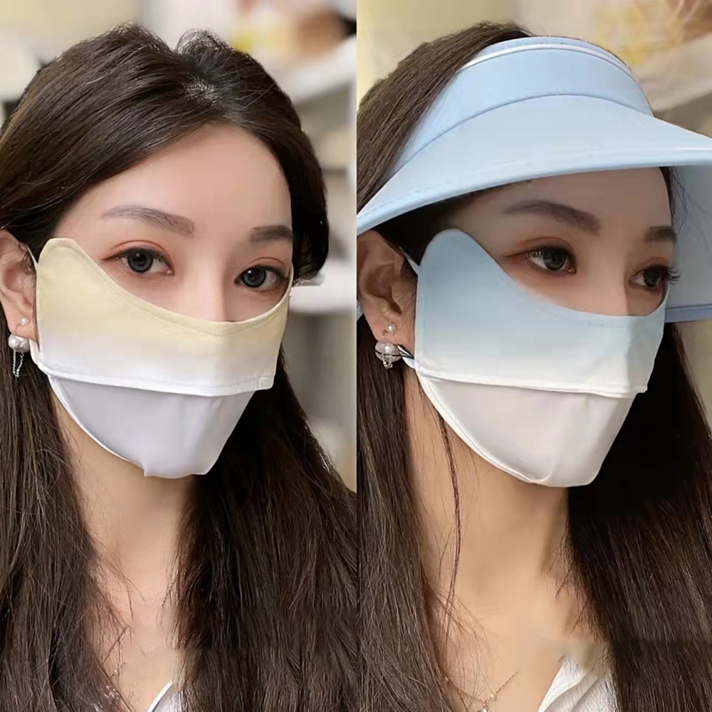 3D Cold Mask Protection Sun Silk Mask UV Protection Dustproof ...