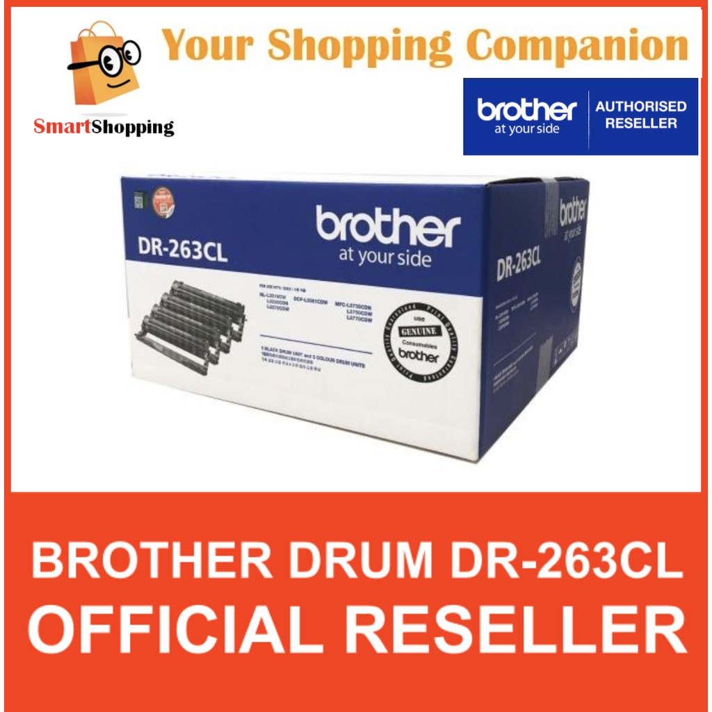 Brother DR-263CL Drum Unit (Contains All 4 Colors) | DR 263 CL | Drum ...
