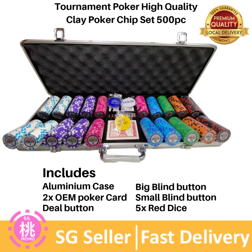 Poker Chips Set High Quality 14g Clay Poker Chip Set ( 200pc or 300pc ...