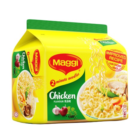 [Bundle of 3] Maggi 2-Minute Instant Noodles - Chicken 5 x 77g | Shopee ...