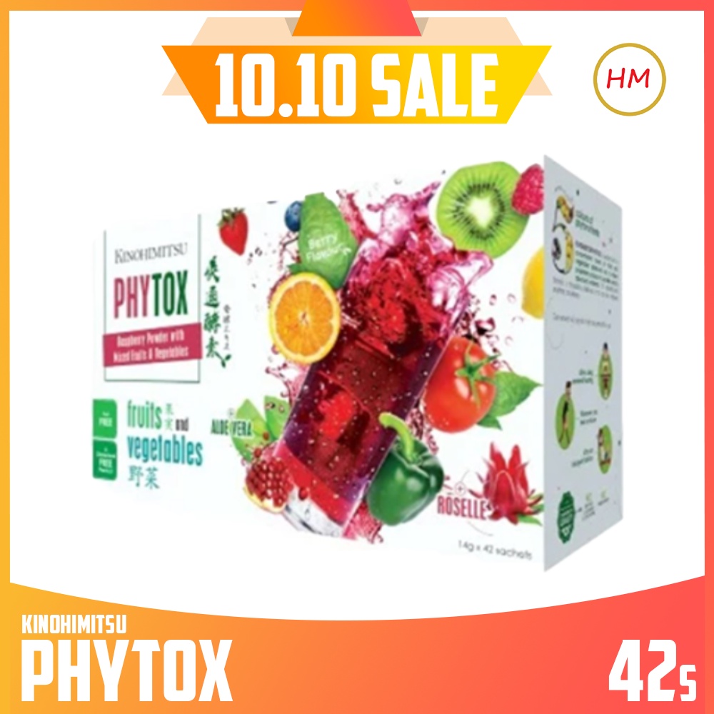 Kinohimitsu Phytox Dtox Enzyme Juice (42s x 14g) | Shopee Singapore