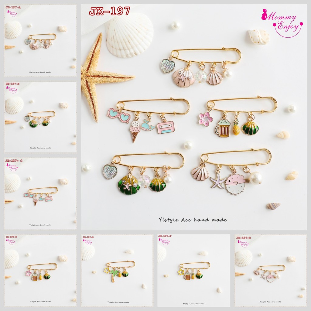 A Variety Of Mother Pins Attached To Dress Or Bag Pants It's Beautiful ...