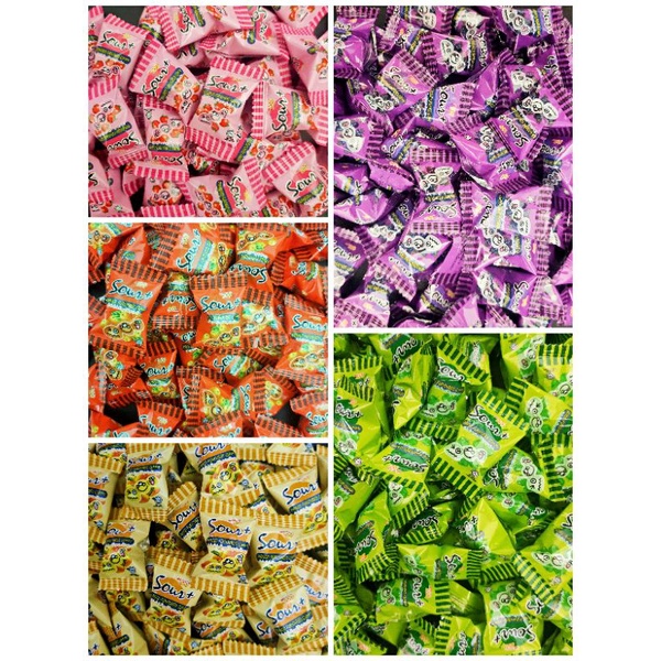 Lot 100 Sour+ Gummy Assorted (25pcs / 50pcs) / Gula-gula Jelly Asam ...