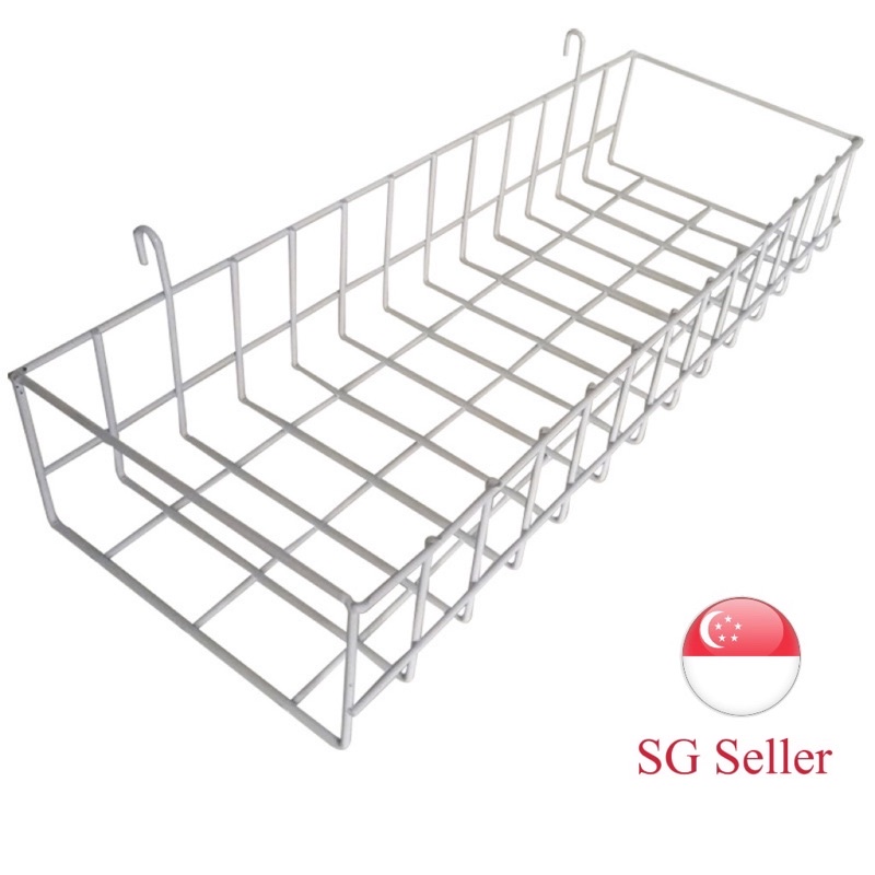 SG Stock Wire Mesh Basket Rack for Display Storage Retail Store Home ...