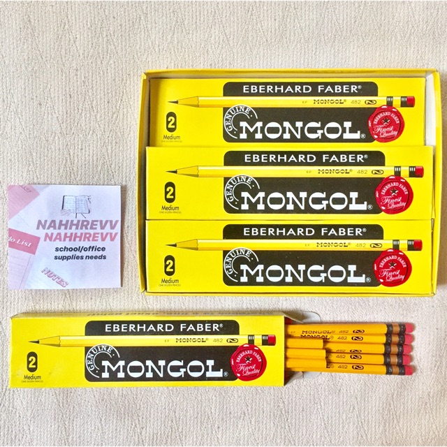 Mongol Pencil No.2 (sold per piece or per box) | Shopee Singapore