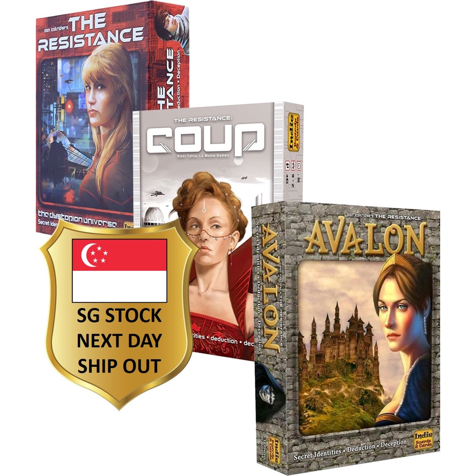 🔥SG SELLER🔥 The Resistance: Avalon / The Dystopian Universe / Coup (The ...