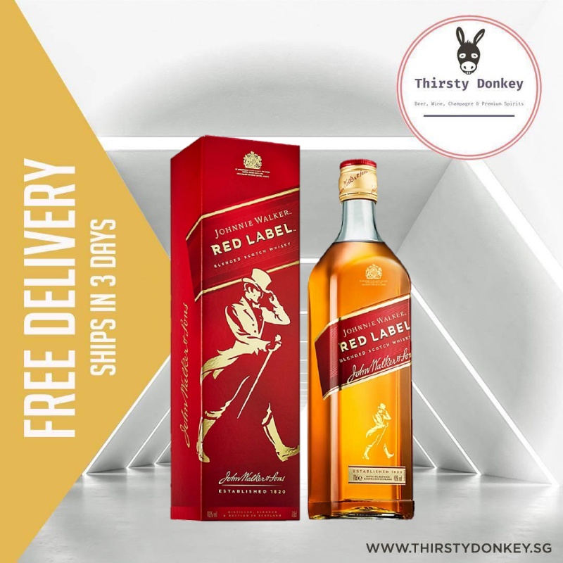 Johnnie Walker Red Label 700ml | Shopee Singapore
