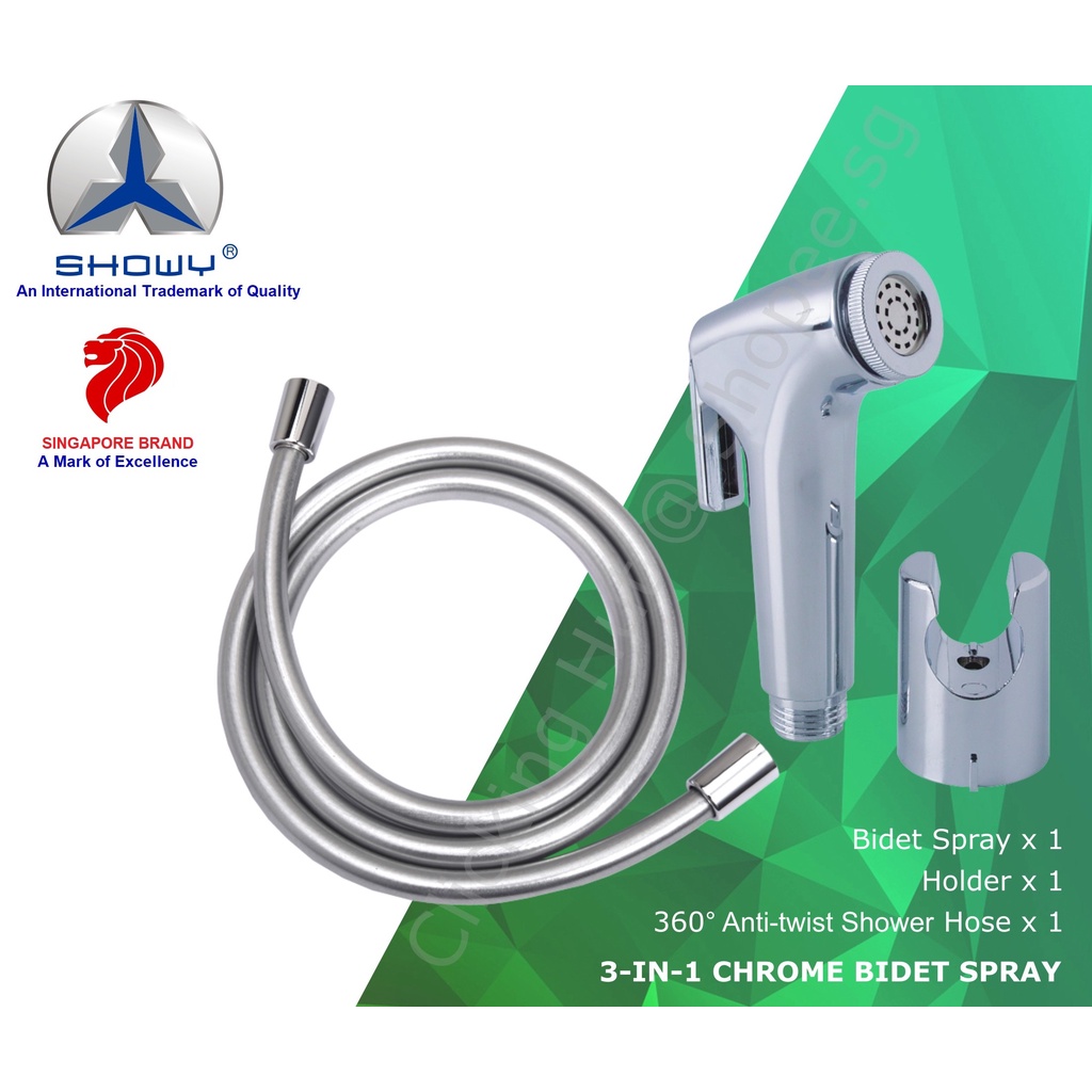 [SG LOCAL SELLER] SHOWY Hand Bidet Spray / Rinser Head / Cleaning ...
