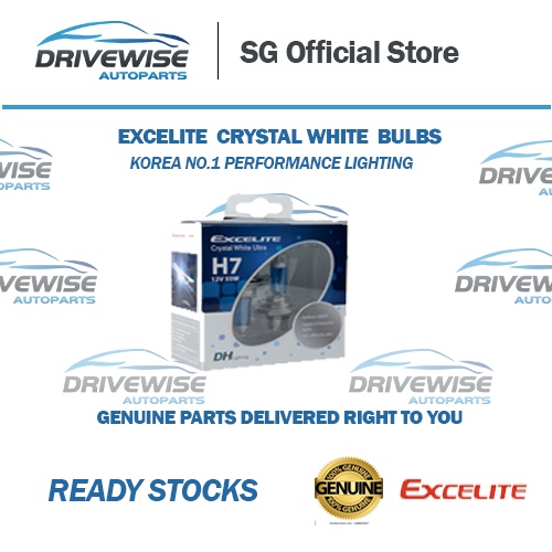 BEST Crystal White H4 H7 HB3 Headlamp Bulbs/Excelite South Korea ...