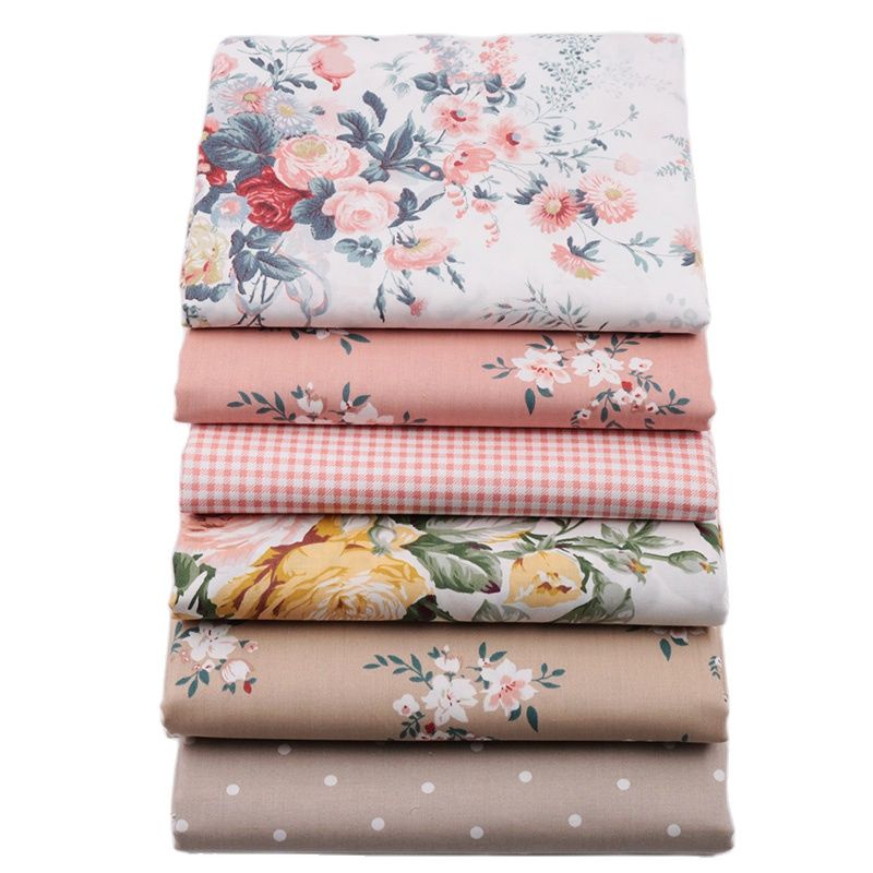 Printed Twill Cotton Patchwork Fabrics for Needlework Sewing Quilting ...