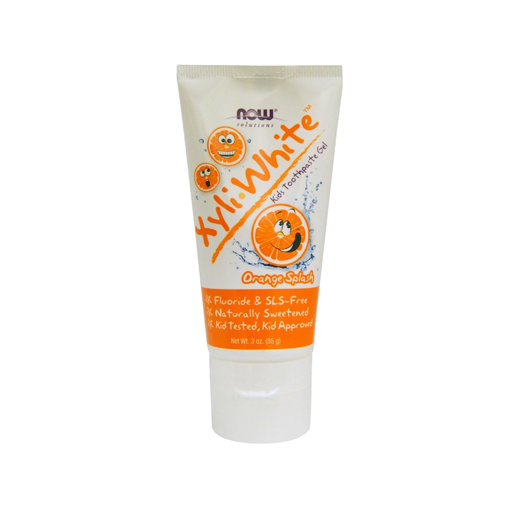 NOW Solutions, Xyliwhite Toothpaste Gel for Kids, Orange Splash Flavor ...