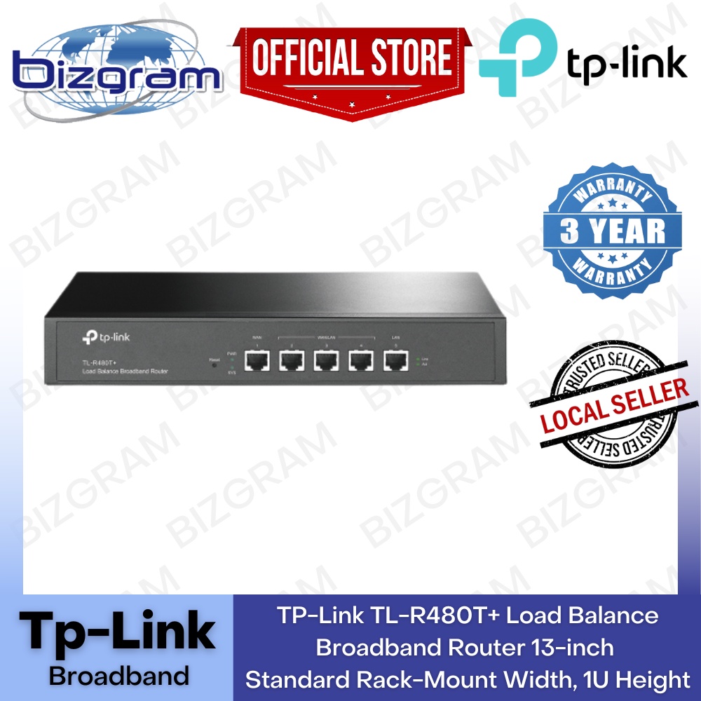 TP-Link TL-R480T+ Load Balance Broadband Router 13-inch Standard Rack ...