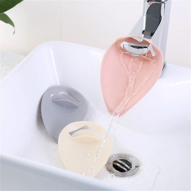 Convenient Silicone Faucet Extenders/ Kitchen Bathroom Water Tap ...