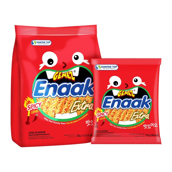 Korea ENAAK Korean Style Spicy Chicken Noodles (Incremental Bag 28gx3 ...