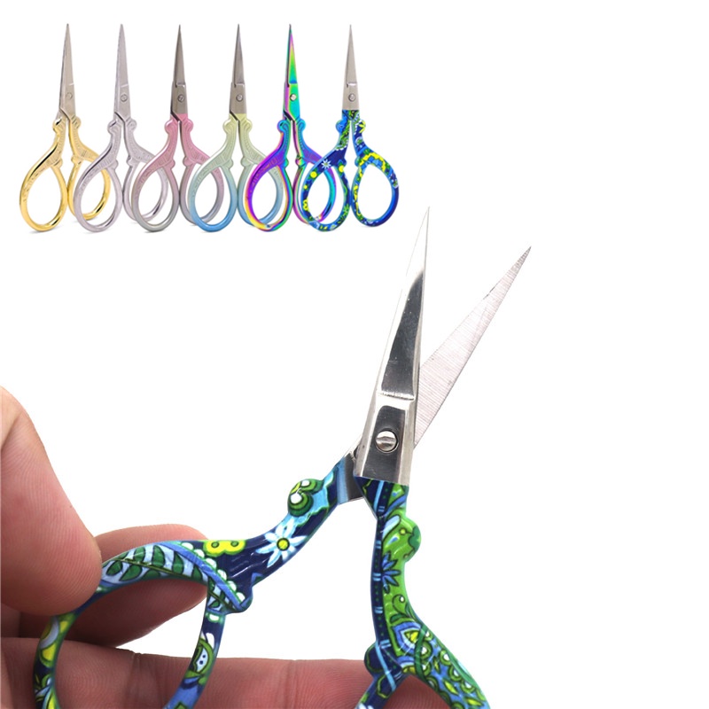Office Supplies Sharp Stationery Scissors Supplies for Sewing Pink Mini ...