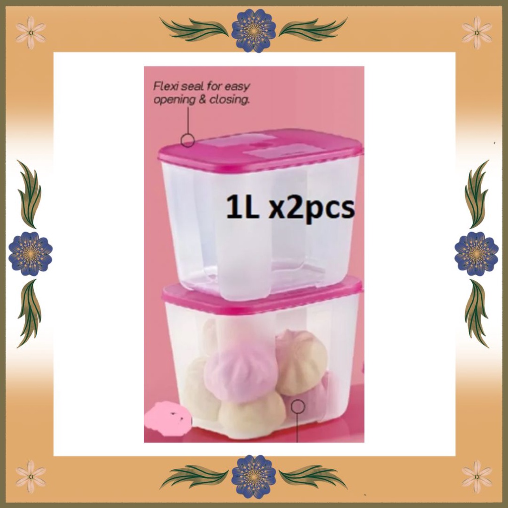 Tupperware FreezerMate Container 1L (2pcs) | Shopee Singapore