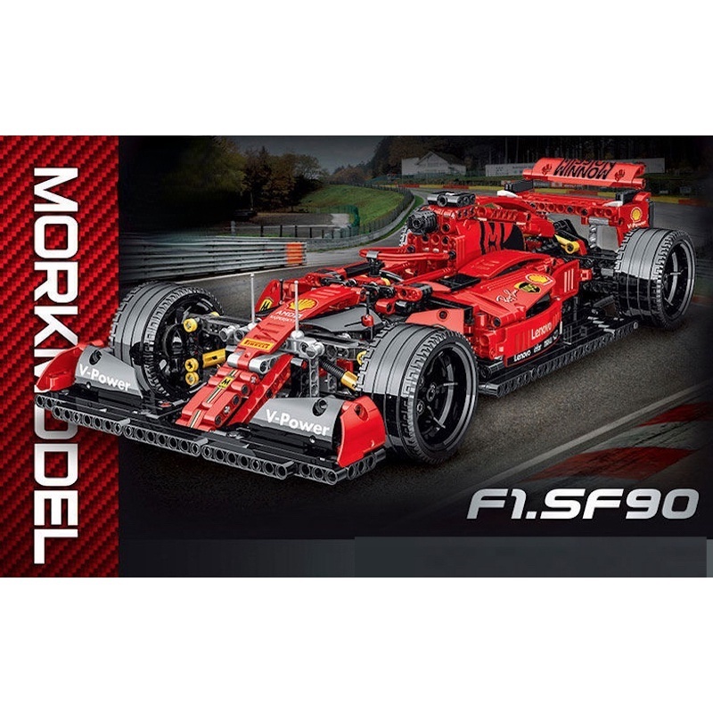 Mytopshop 1099PCS Technic Static Version F1 SF90 Formula One Racing Car ...
