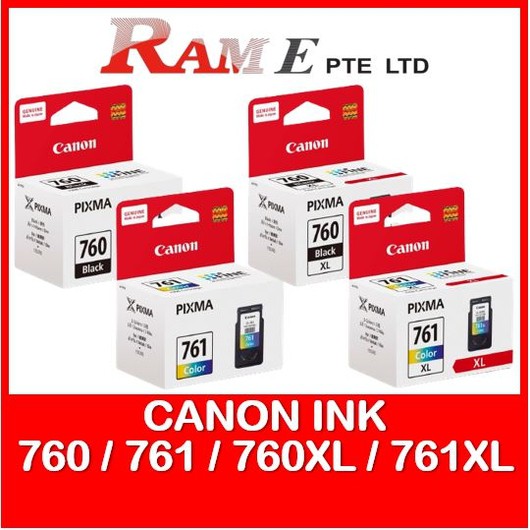 [ORIGINAL] Canon PG-760 760 / CL-761 761 / PG-760XL 760XL / CL-761XL ...