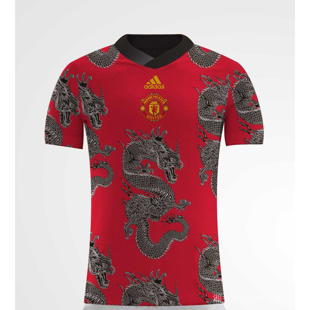 2022 New Year dragon Manchester United mu Chinese New Year Jersey ...