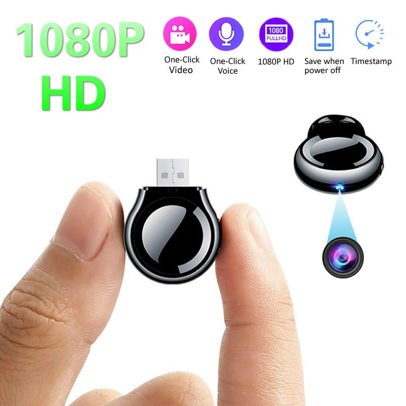1080P Mini Small Cam USB Camera Camcorders Loop Recording Voice Sound ...