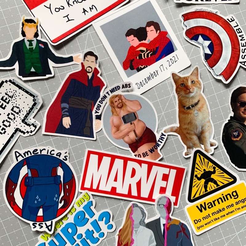 Marvel Sticker Pack | Shopee Singapore