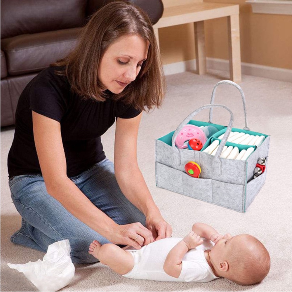 Baby Diaper Bag Organizer Nappy Bag Maternity Handbag Nursery Storage ...
