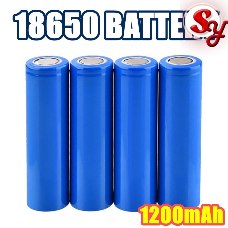 Rechargeable Li-Ion 18650/26650 Lithium Battery Flat Top Lithium Li-Ion ...